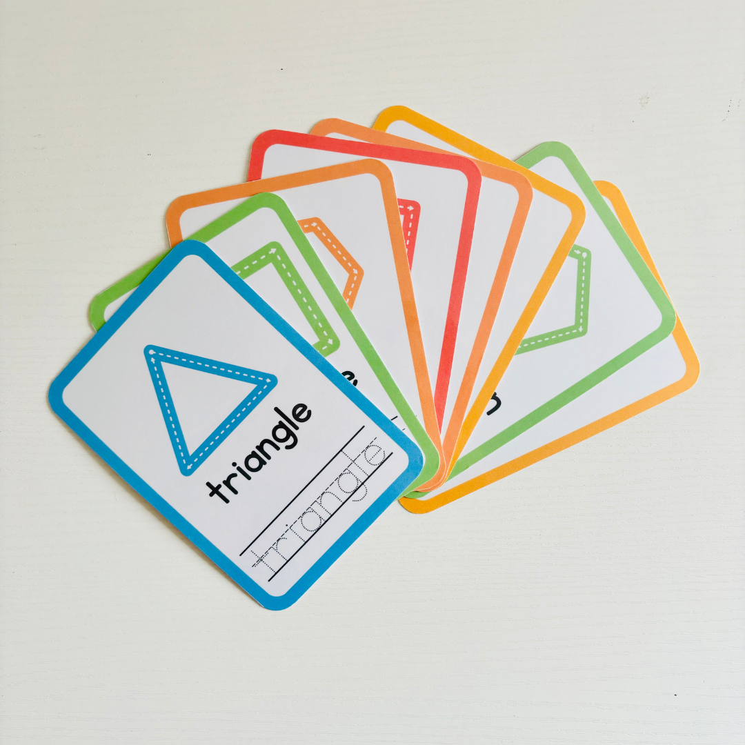 Shapes Tracing Flashcards – Play Craft Grow
