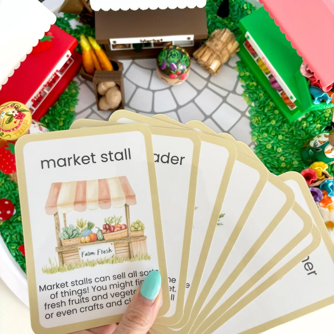 Market Flashcards – Play Craft Grow