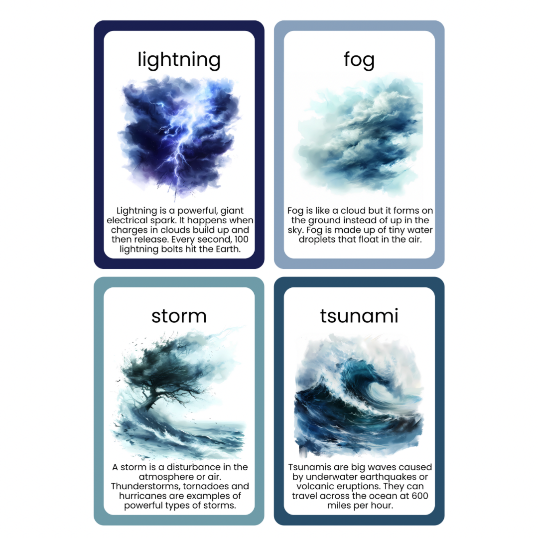 Storm Flashcards – Play Craft Grow
